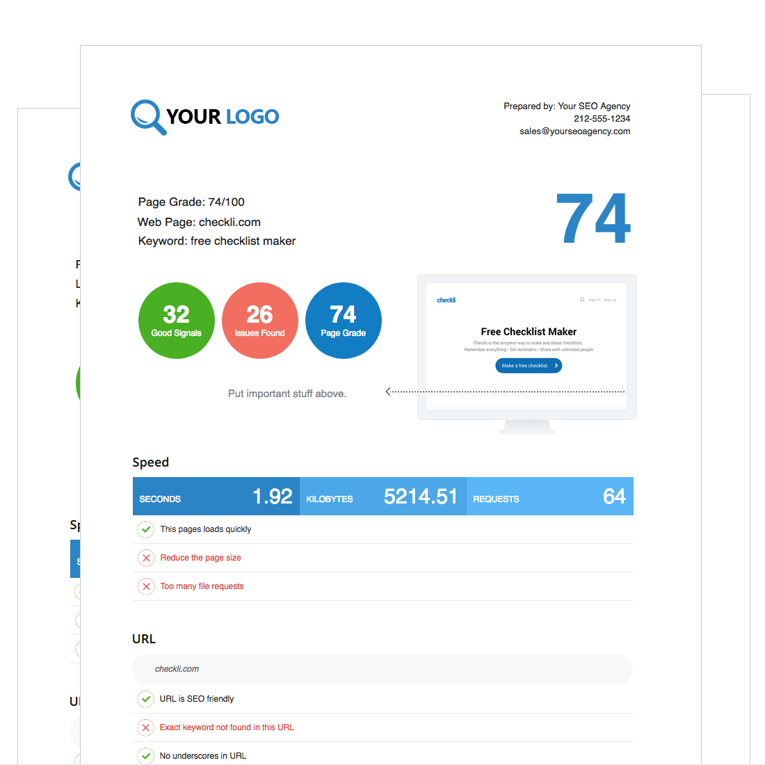 Free SEO Audit Report Tool White Label Embed Options